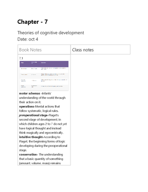 Chapter 3 - Dr. Marilyn Welsh Fall 2022 - Chapter 3 How we study development Date: Sep 6 ...