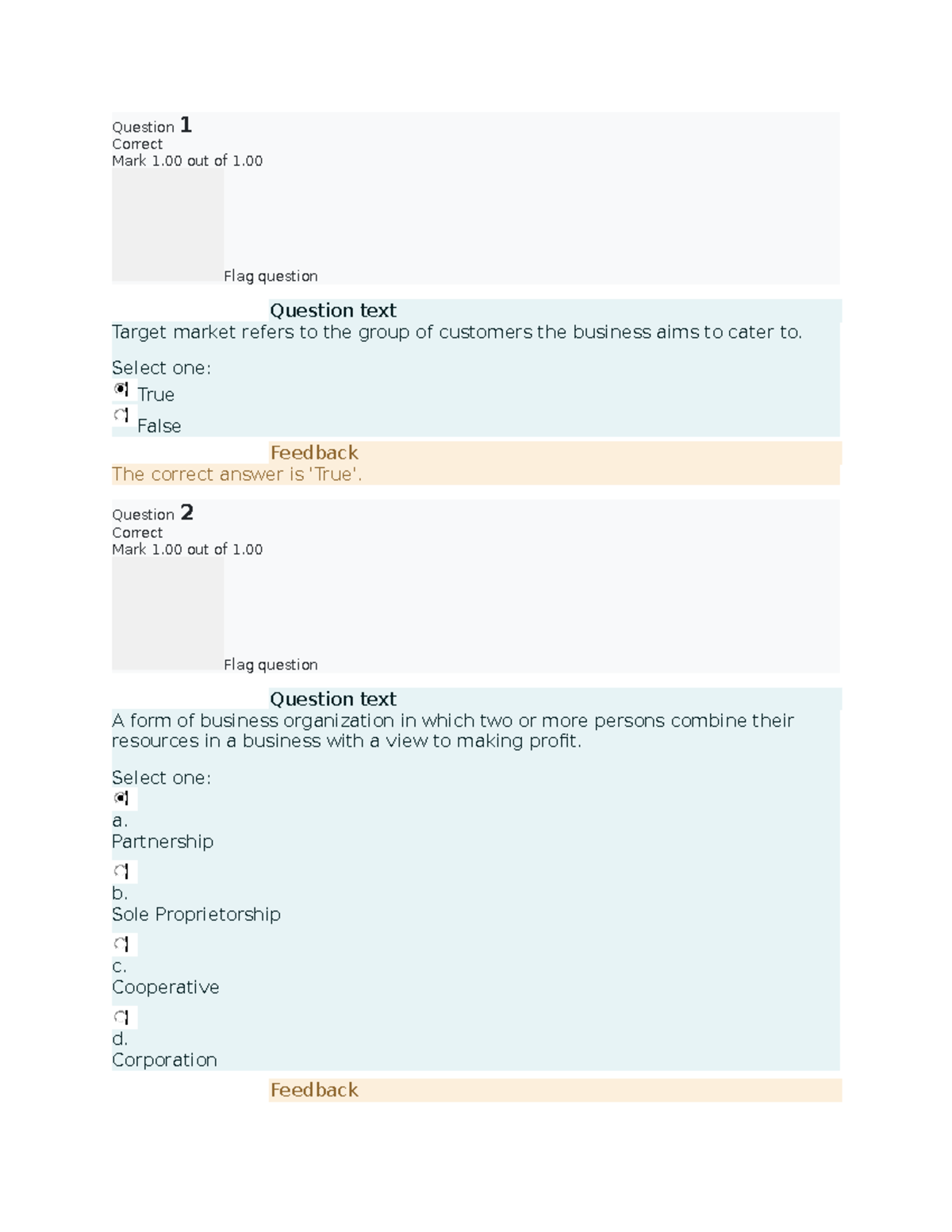Applied Economics 2ND Quarter EXAM - Question 1 Correct Mark 1 out of 1 ...