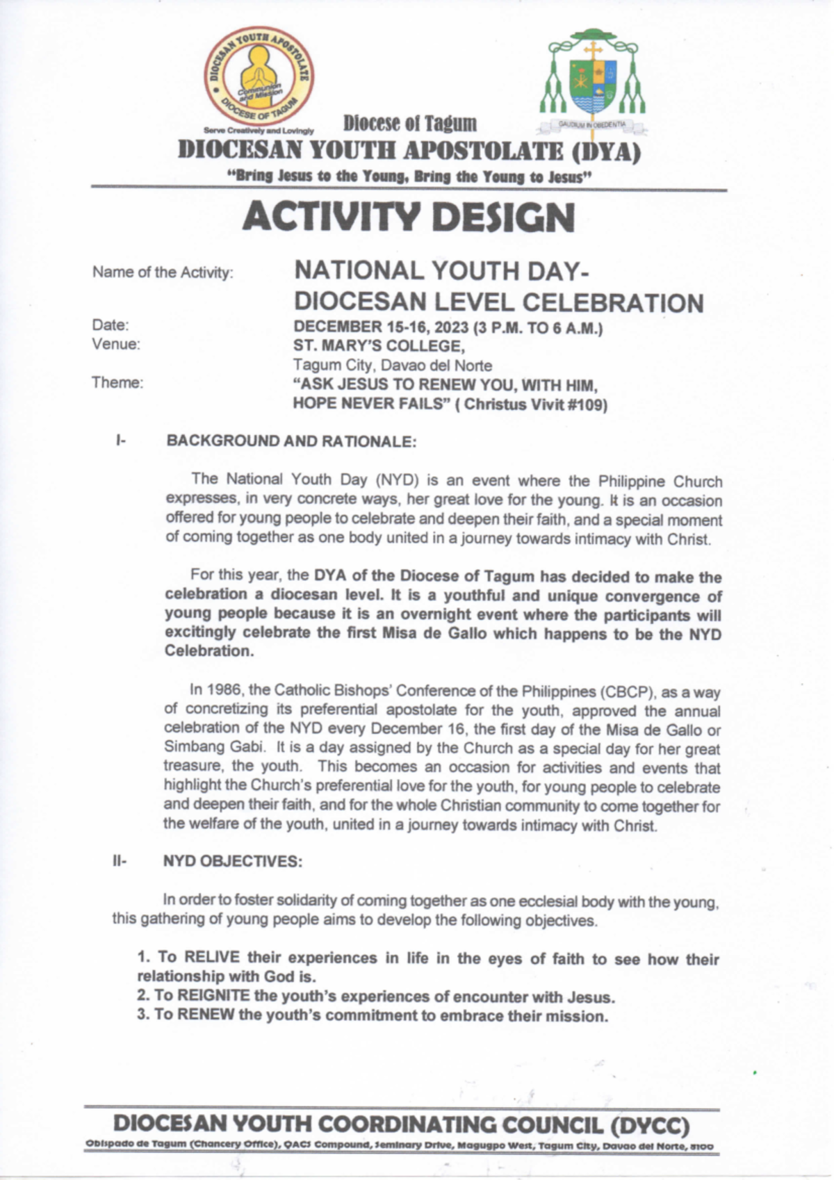 Activity Design - Bsba mm - Studocu