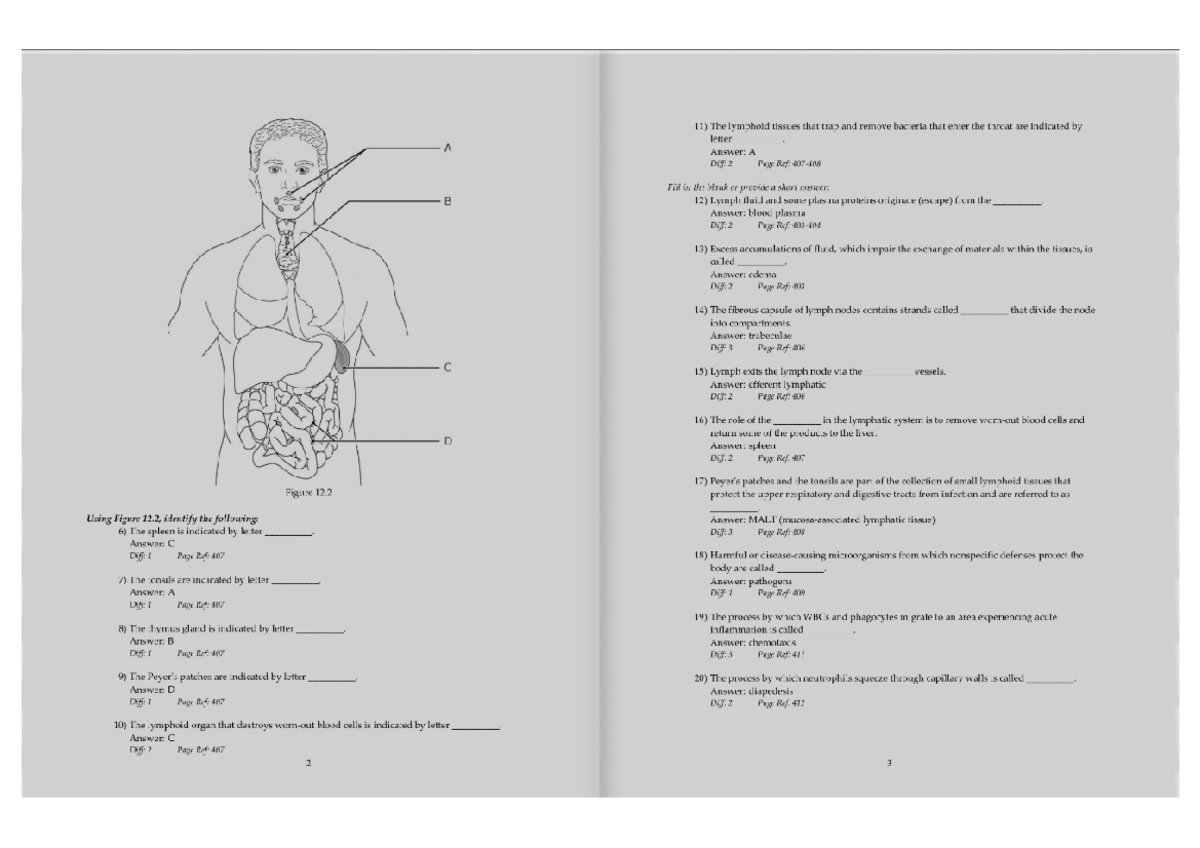 Practice material for biology - human biology 1 - UOS - Studocu