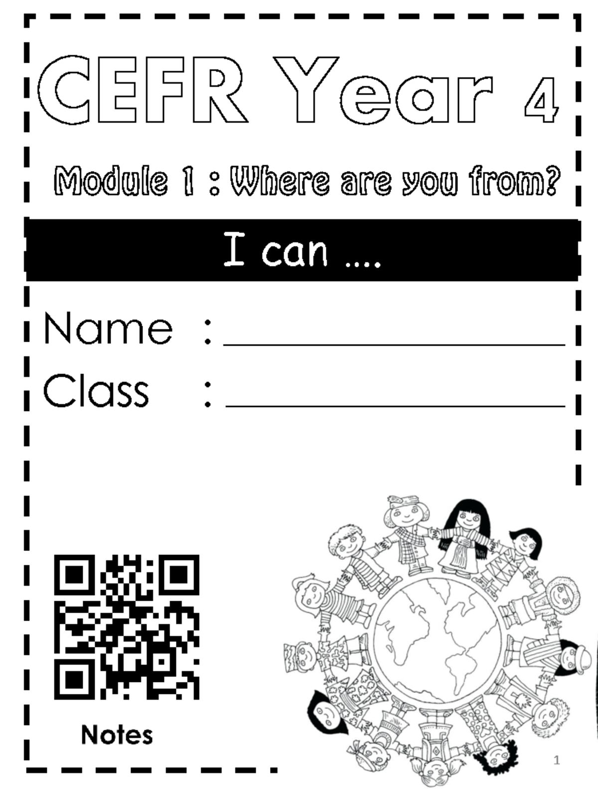 Module 1- I Can Booklet - Haa lah.. nk dload doc je - Name : Class : I ...