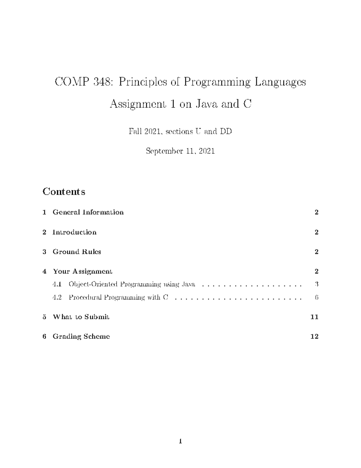 Comp348 Assignment 1 Fall 2021 - COMP 348 - Concordia - Studocu