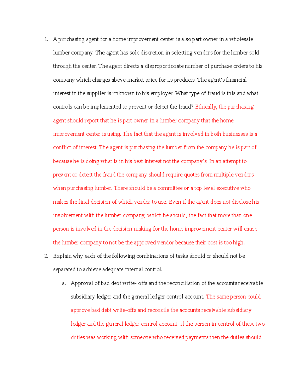 C3 Fraud Scheme - Lecture notes 1 - A purchasing agent for a home ...