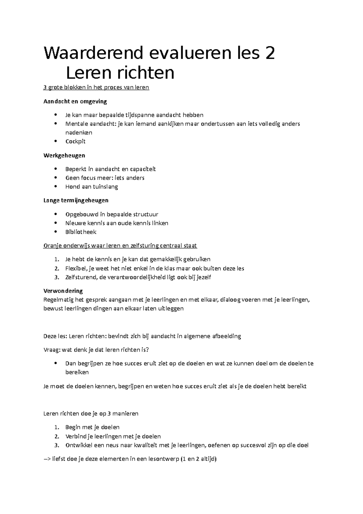 Waarderend evalueren les 2 - Je hebt de kennis en je kan dat ...