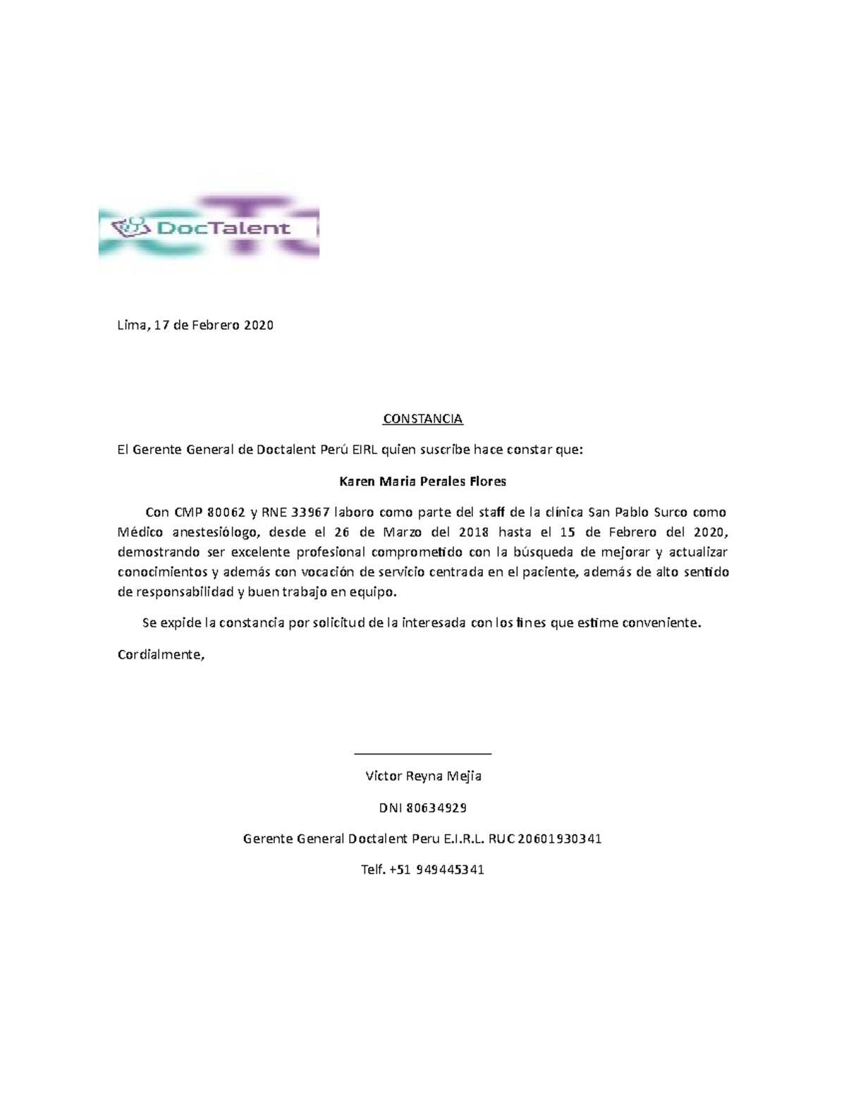 Conatancia Peru 3 - cualquier cosa - Lima, 17 de Febrero 2020 ...