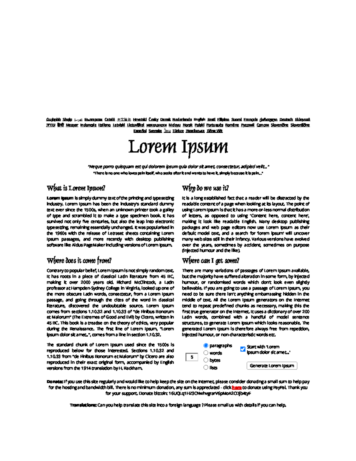 Lorem Ipsum - All the facts - Lipsum generator - Հայերեն Shqip ةيبرعلا ...