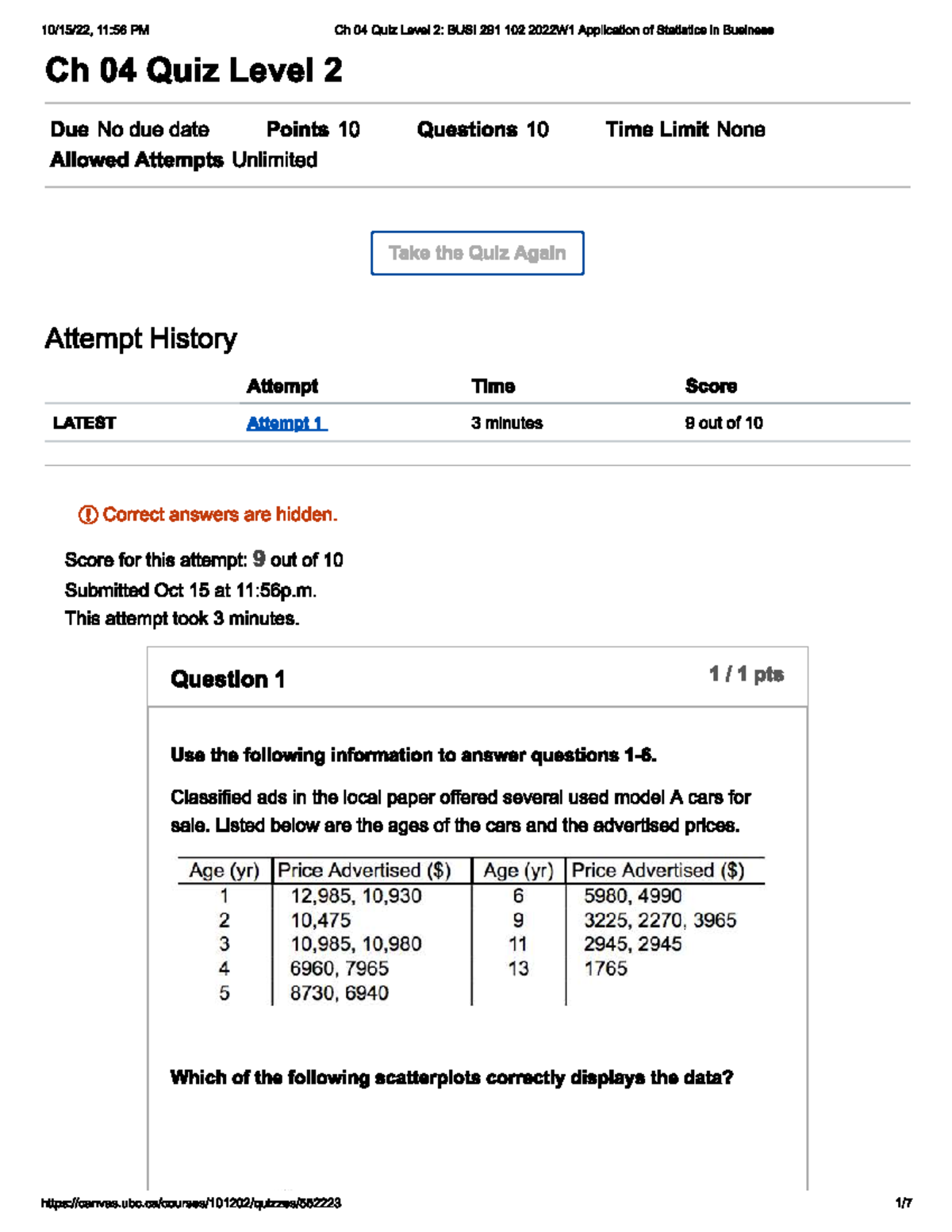 Chapter 4 Level 2 - Quiz work - Studocu