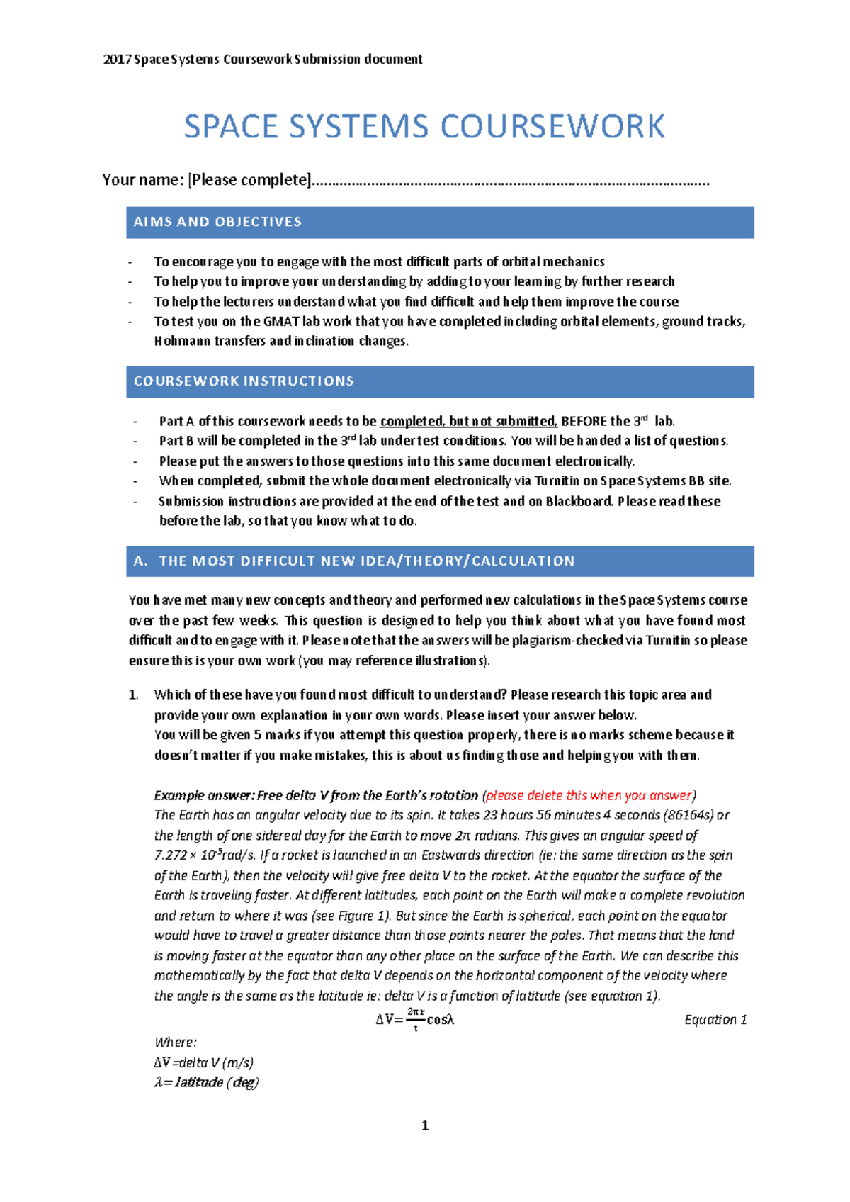 Space Systems Coursework Warning Tt Undefined Function 32 Warning Tt Undefined Function