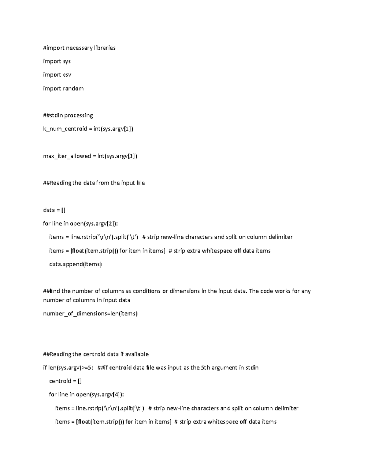 Homework Codec 1 - #import necessary libraries import sys import csv ...