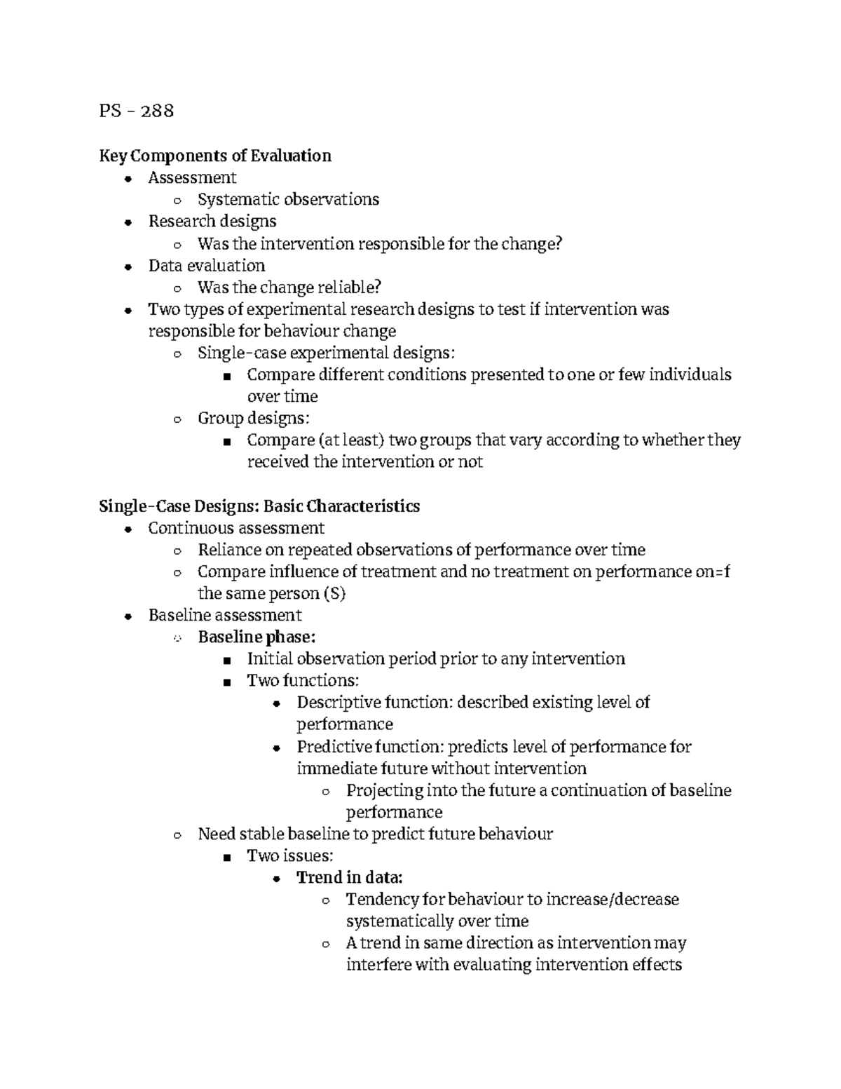 Ps 288 evaluating program - PS - 288 Key Components of Evaluation ...