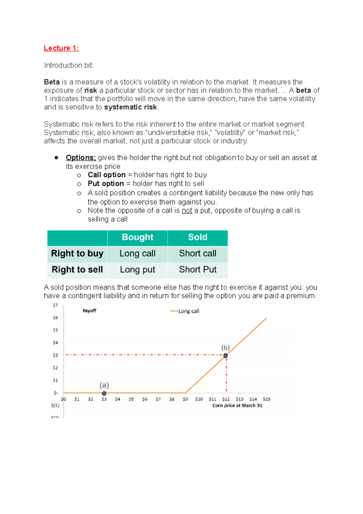 CFDM Notes - Key points of lectures - Lecture 1: Introduction bit: Beta ...