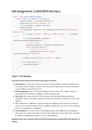 Sse assignment 1 - SSE Assignment 1 (2931267N Na Siyu) Task 1 (20 Marks) Norton Healthcare, a ...