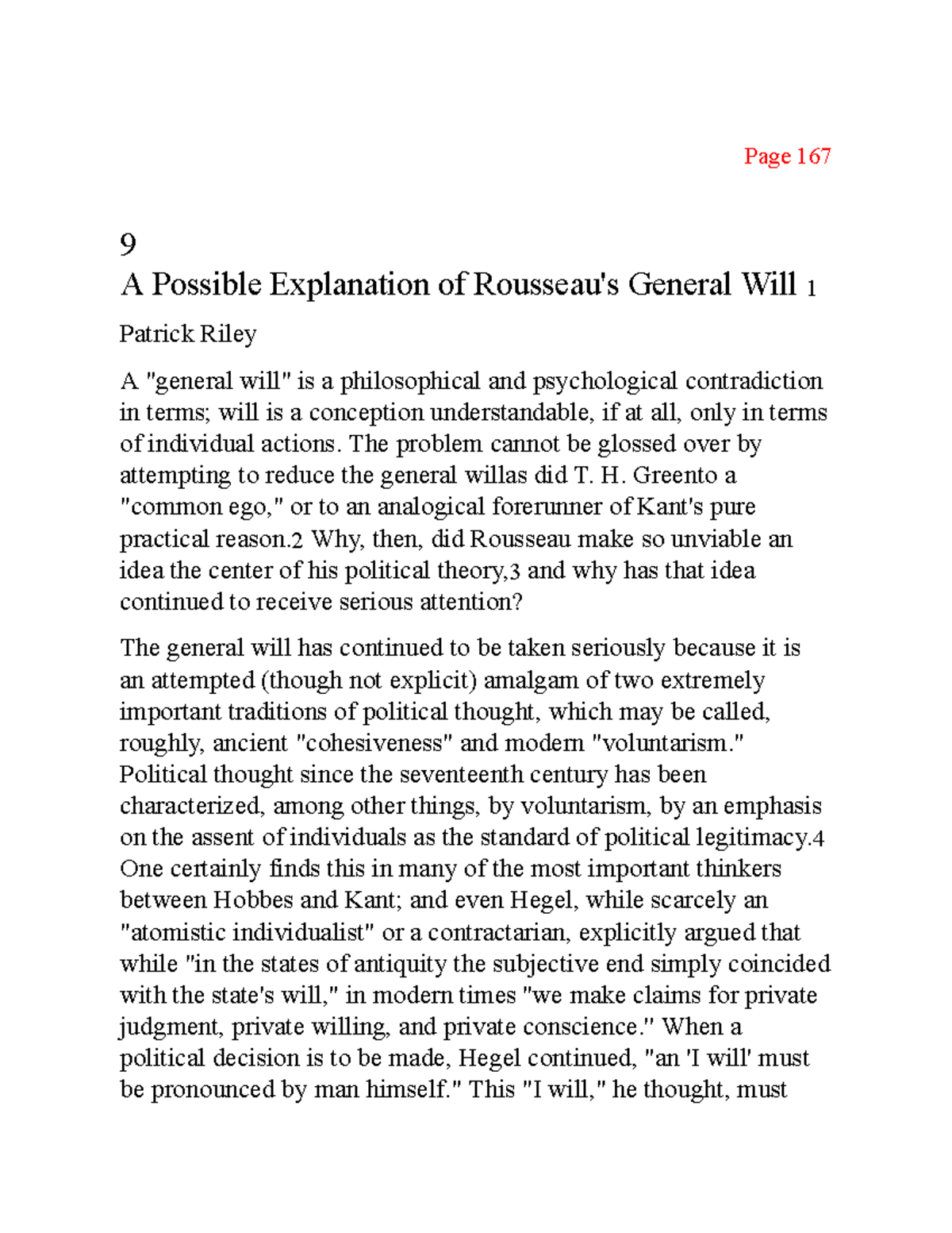 Social Contract-Rousseau - Page 167 9 A Possible Explanation of ...