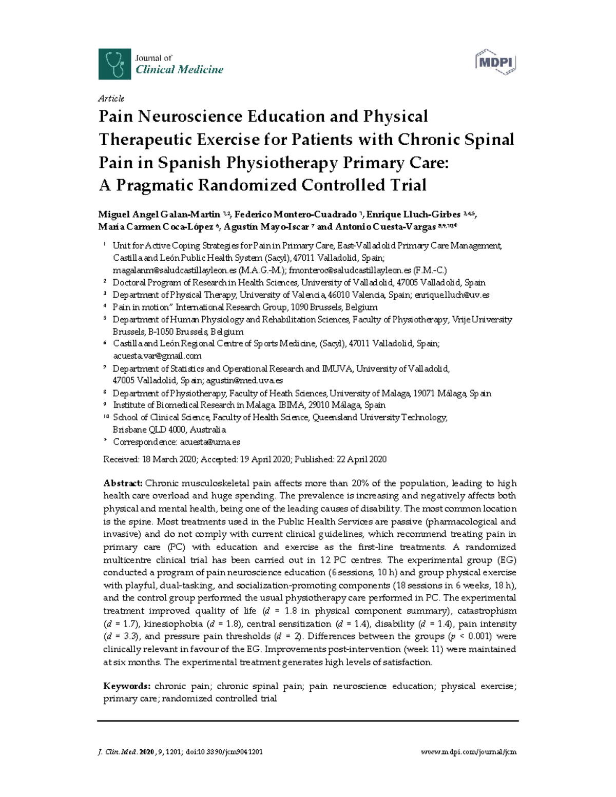 PNE AND EXC - J. Clin. Med. 2020 , 9 , 1201; doi:10/jcm9041201 mdpi ...