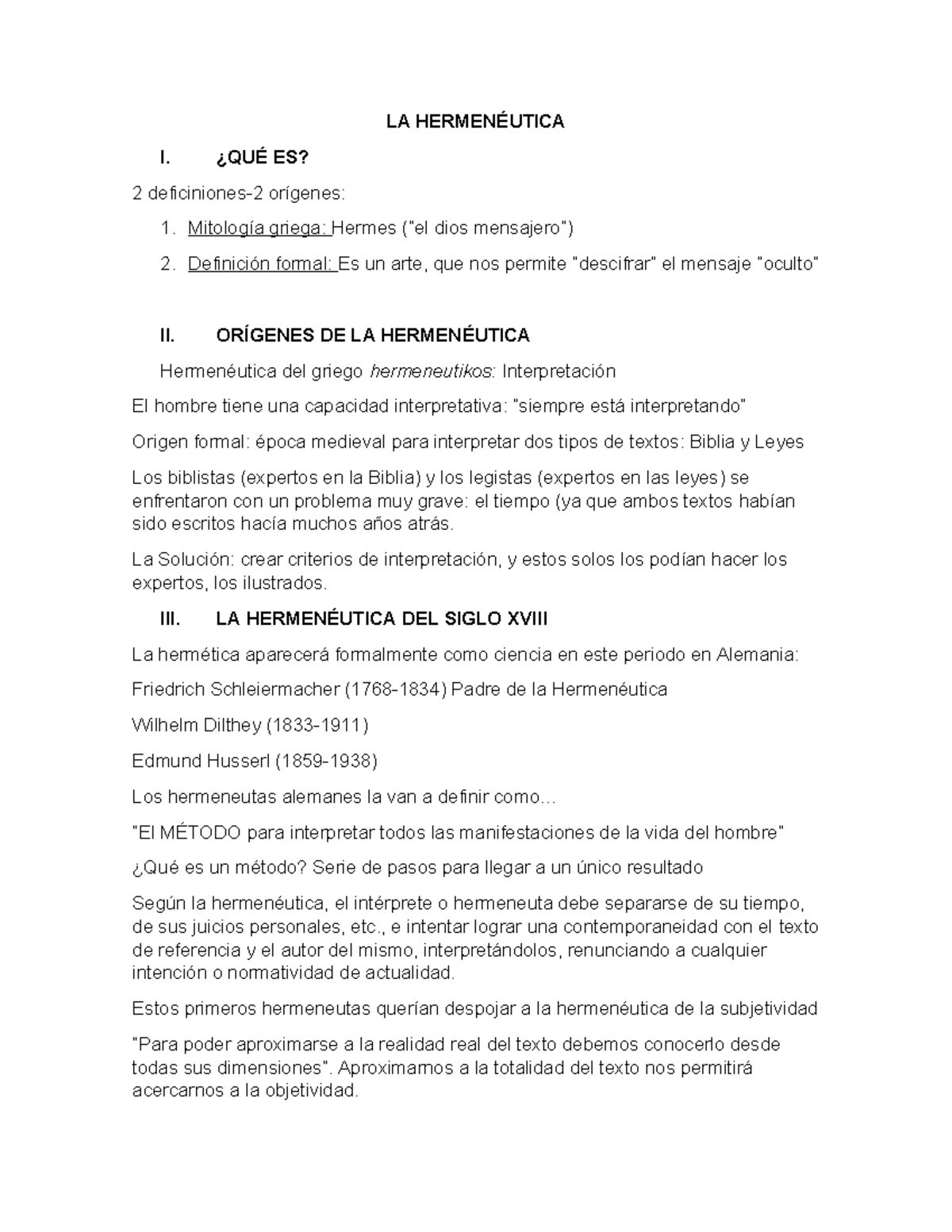 LA Hermené Utica - .hdjsjs - LA HERMENÉUTICA I. ¿QUÉ ES? 2 deficiniones-2 orígenes: 1. Mitología ...