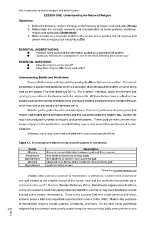 1-1 Computer Basics Lesson Plan - 1 Computer Basics Lesson Plan Prior ...