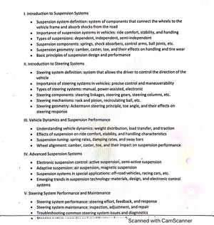 Wheel Alignment - Studocu