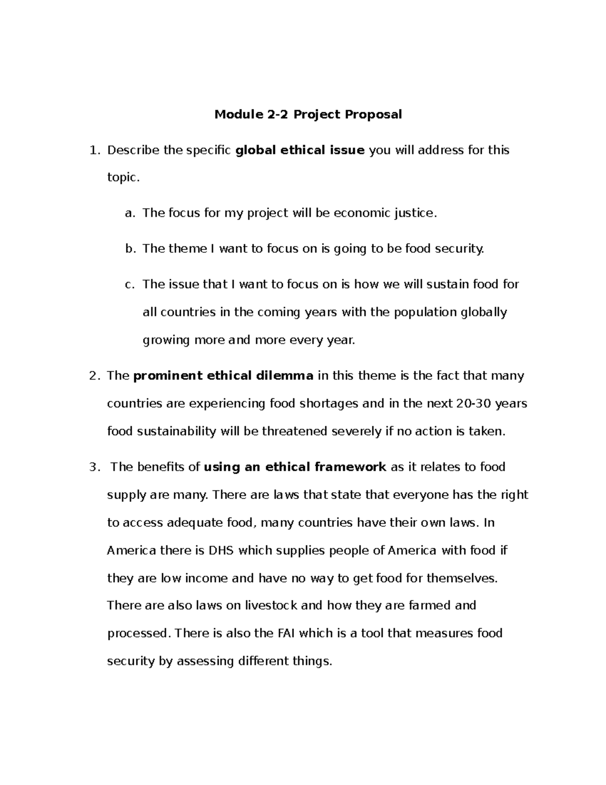 Phl-Module 2 - mod 2-2 - Module 2-2 Project Proposal Describe the ...