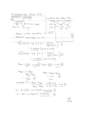 CHE2005 W B7 Formula Sheet 2024 - CHE2005W Block 7 Formula Sheet Page | 1 REACTOR MOLE BALANCES ...
