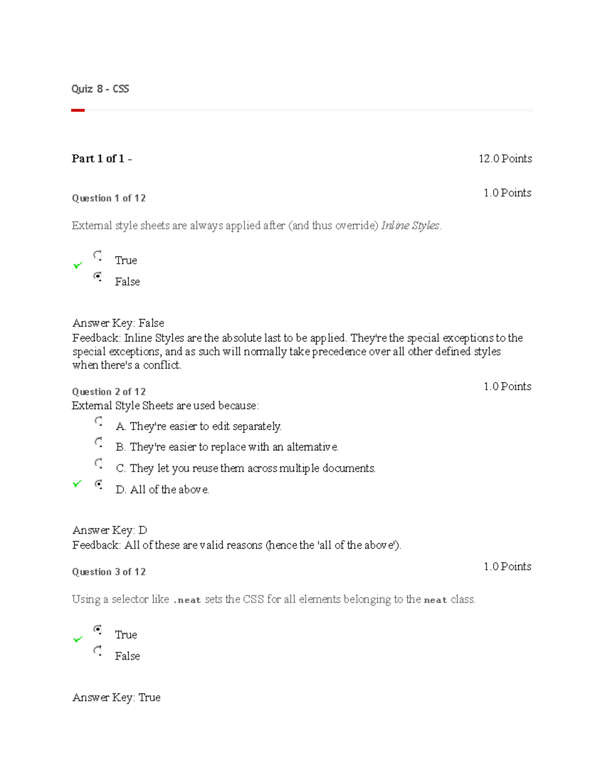 Quiz-8-css - Practice quiz Professor Earl Foxwell - Quiz 8 - CSS Return ...