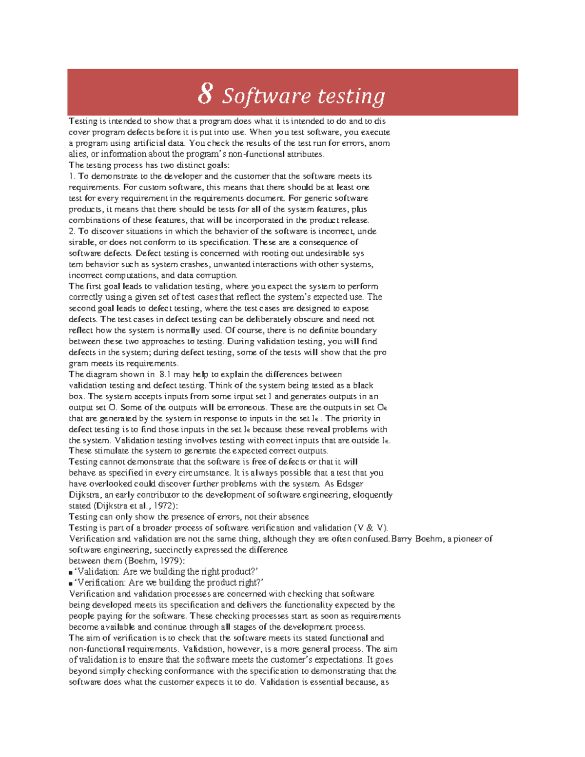 8 Software testing - Hey friends This thread contains quality notes ...