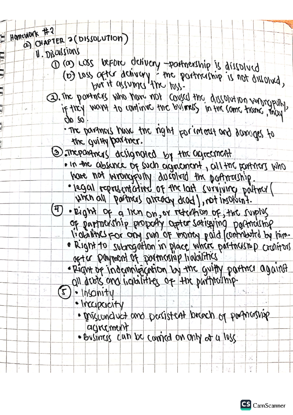 Homework 2 - Assignment - BS Business Administration - CamScanner ...