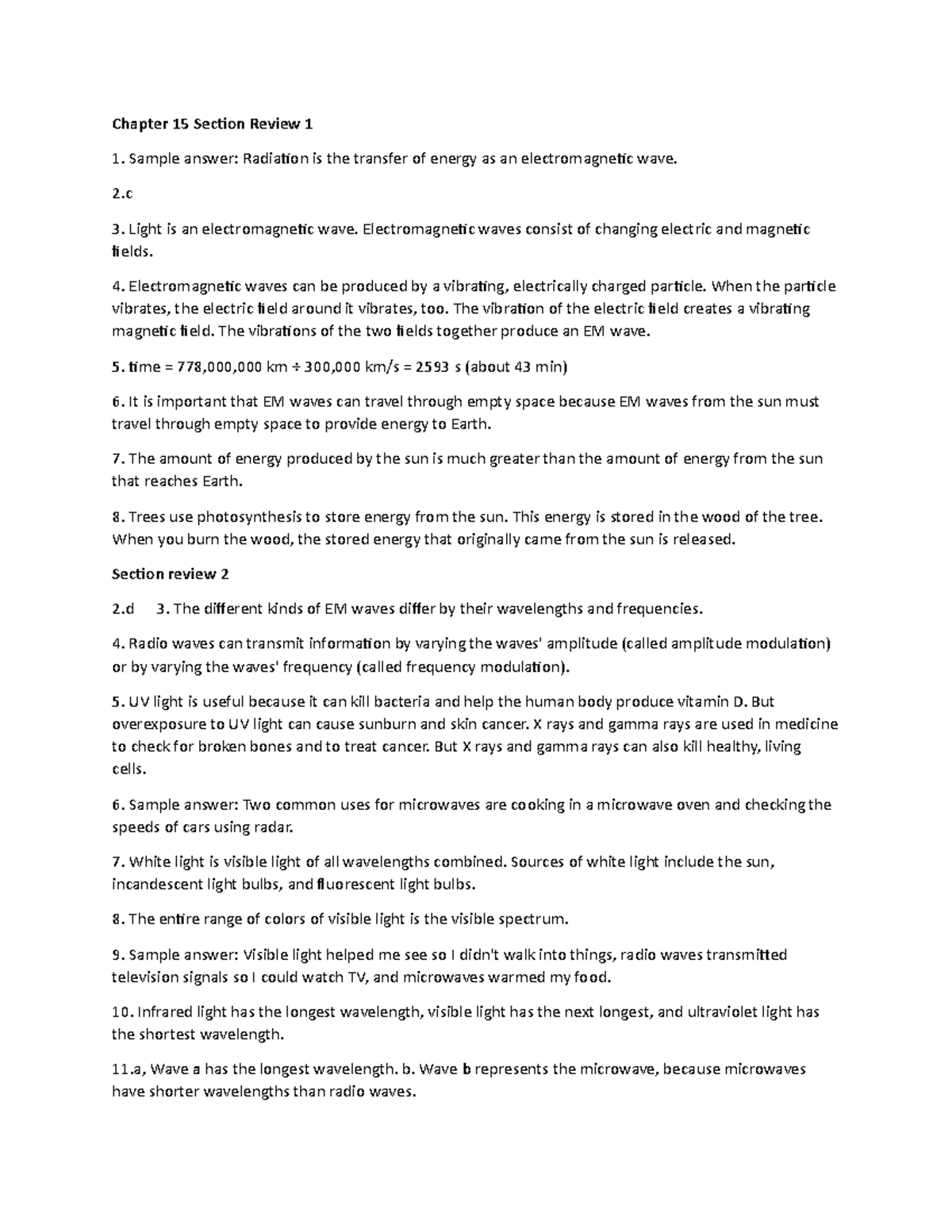 Chemistry 20B - Professor Barr - Chapter 15 Section chapter review ...