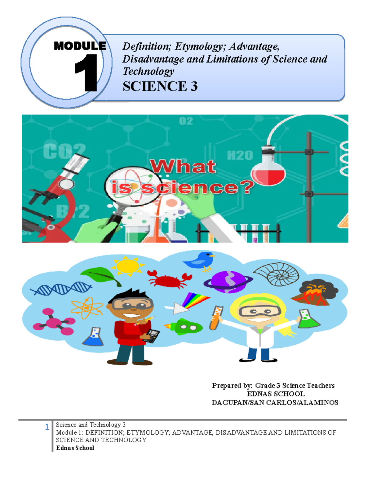 G3 Mod1 Definition - A module for Grade 3 pupils. - ####### Prepared by ...