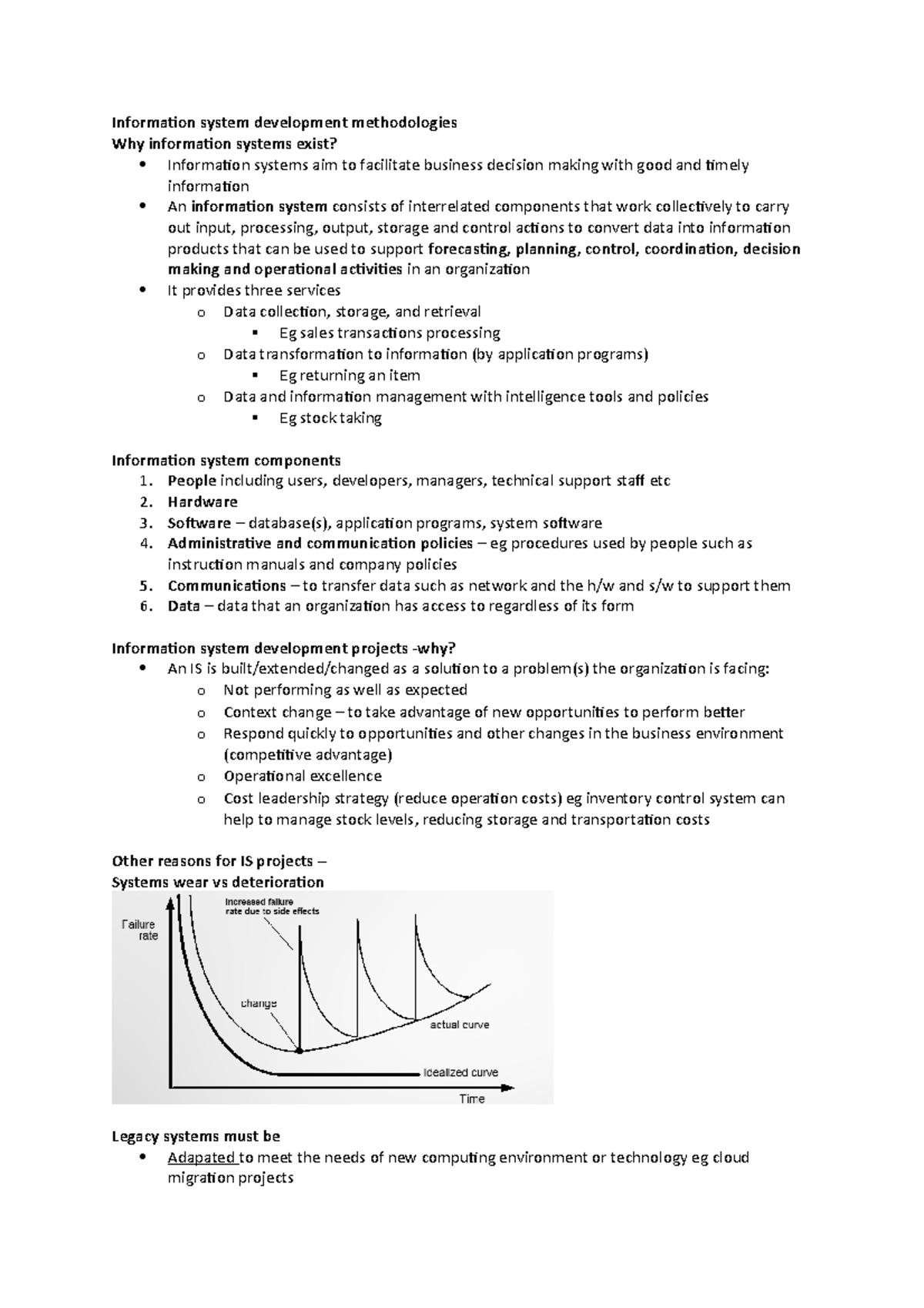 Information system development methodologies - lecture 1 - Information ...