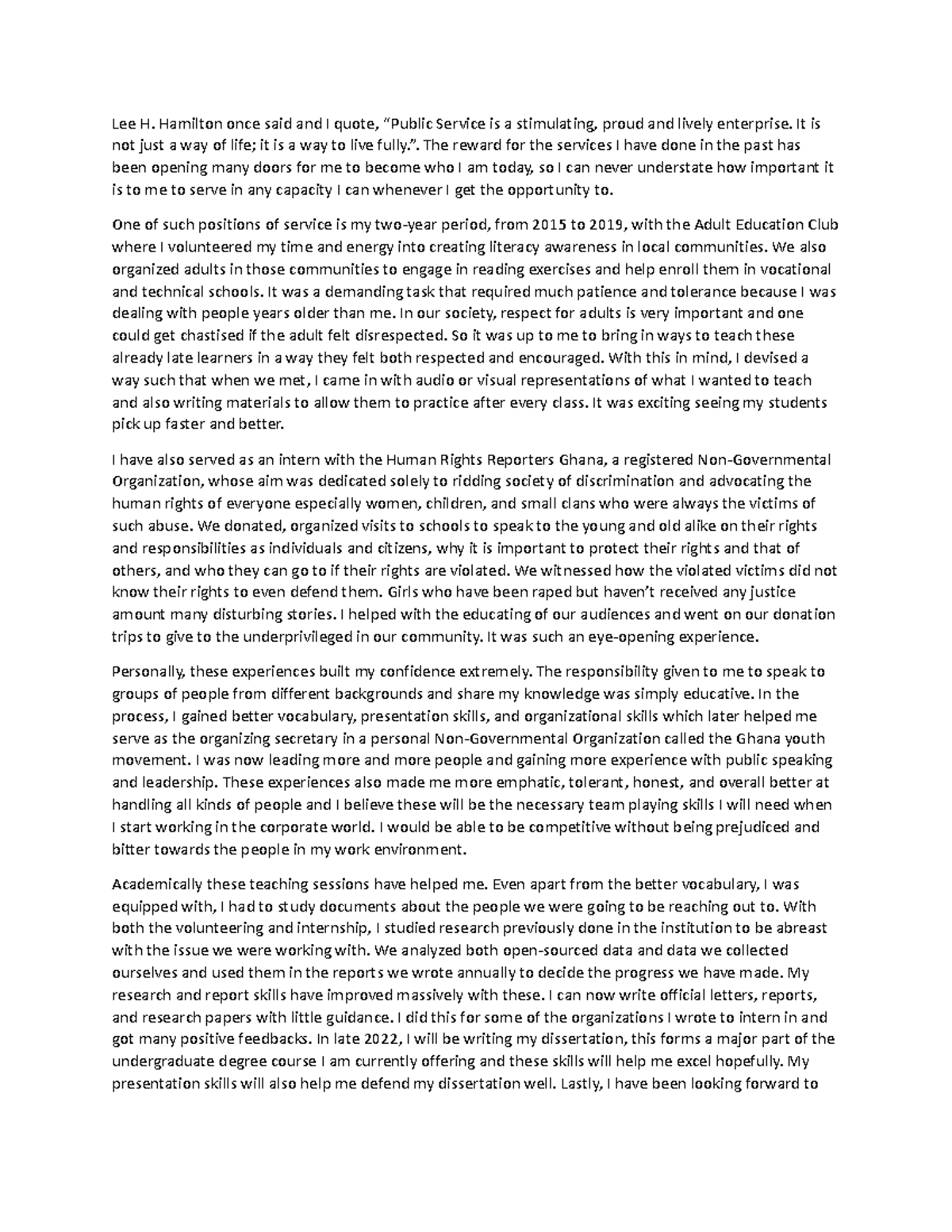 Tano final essay for application - MICROECONOMICS AND BUSINESS - UG ...