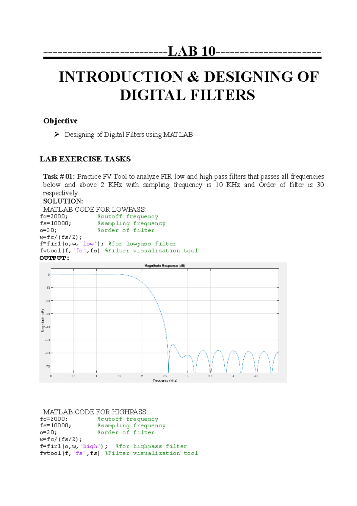 LAB 10 Fall 2022 - helpfull -LAB 10- INTRODUCTION & DESIGNING OF ...