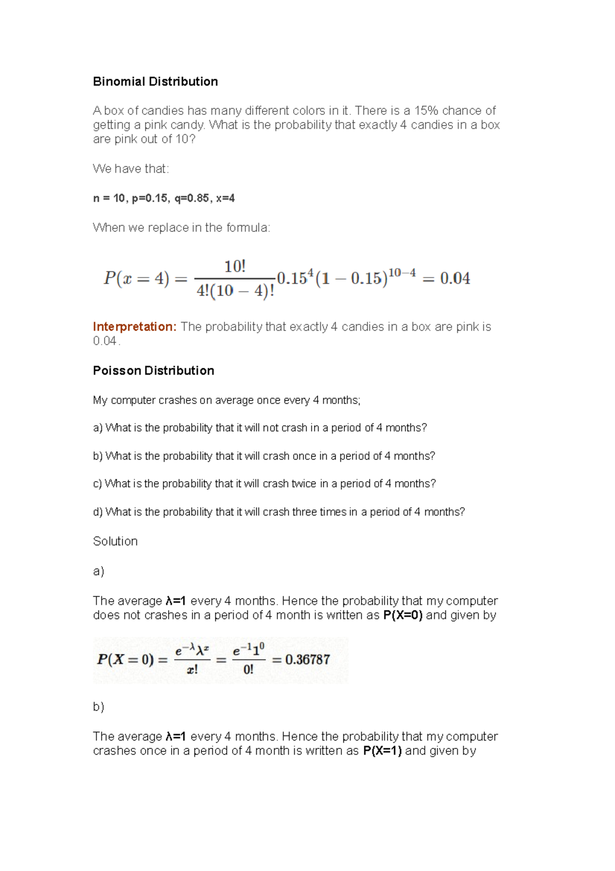 Stats - Lecture notes Module 1 Answers and solution Answers and ...