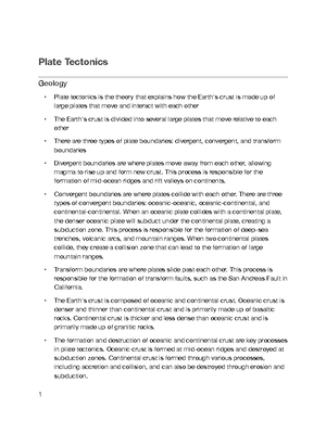 Introduction to Geology - Introduction to Geology Geometry of lines and ...