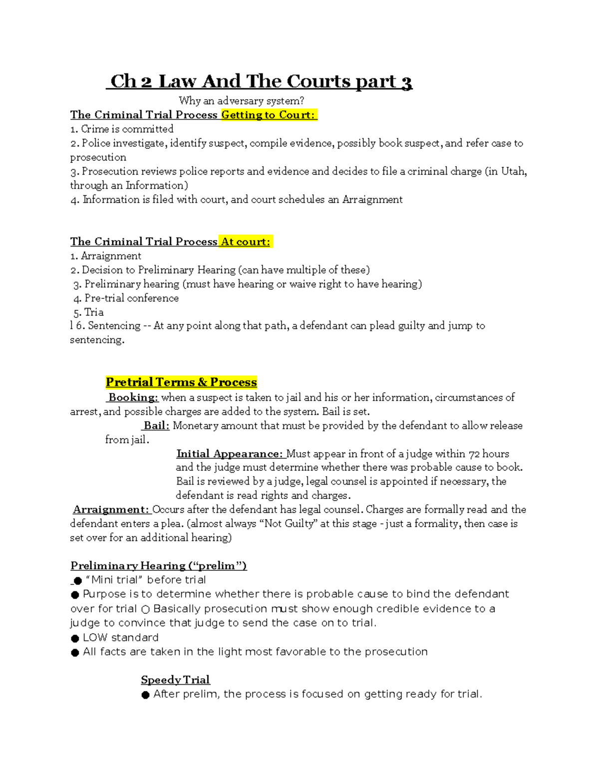 Ch 2 introduction to the law part 3 - Ch 2 Law And The Courts part 3 ...