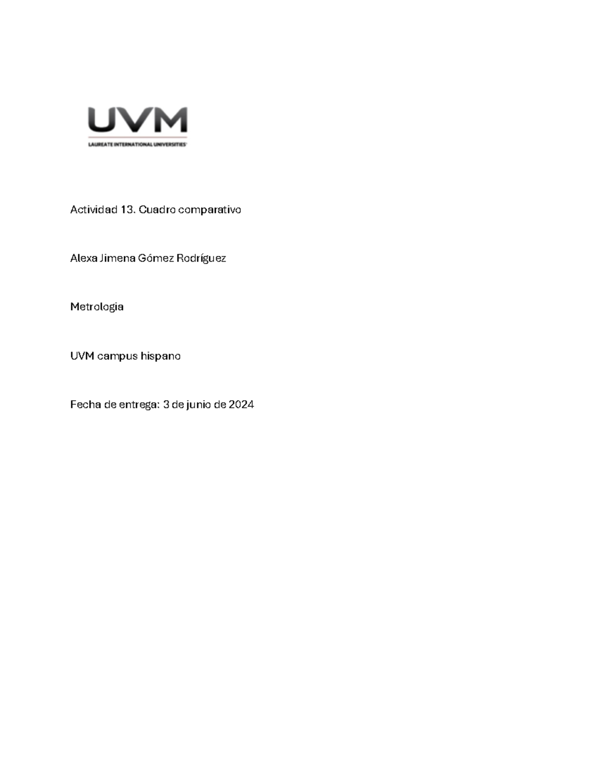 A13 AJGR - Tarea - Humanidades - Actividad 13. Cuadro comparativo Alexa ...