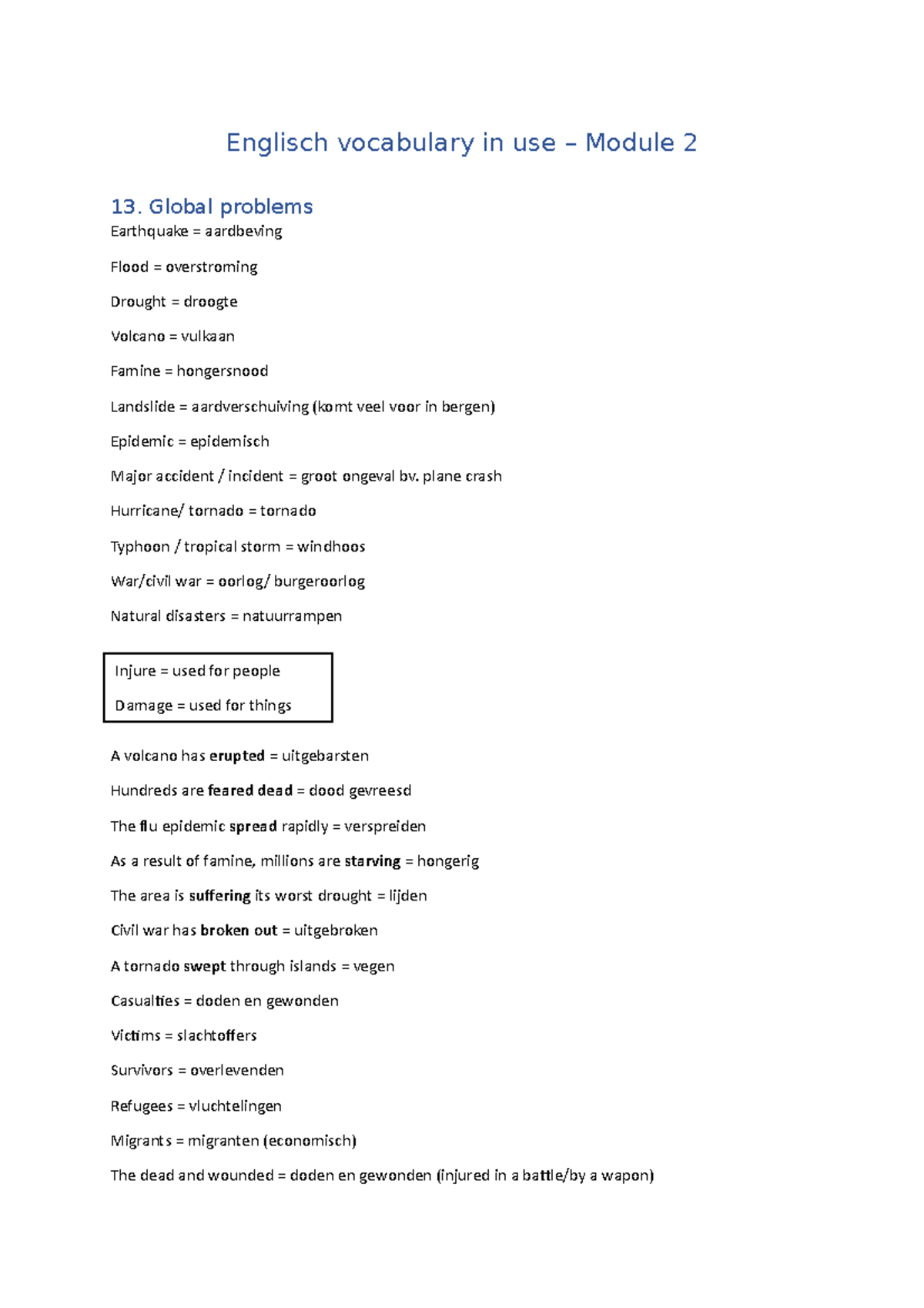 Englisch vocabulary in use module 2 - Englisch vocabulary in use ...