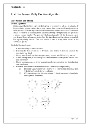 Lab 3 token ring algorithm - AIM: Implement Mutual Exclusion using ...