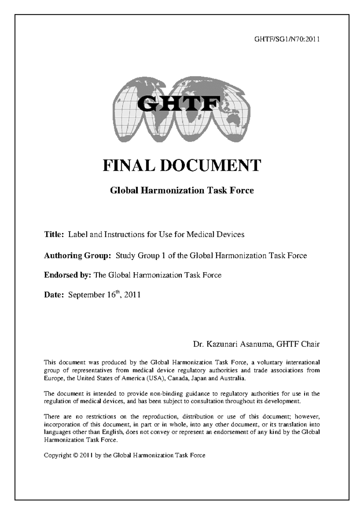 Ghtf sg1 n70 2011 label instruction use medical devices 110916 - GHTF ...