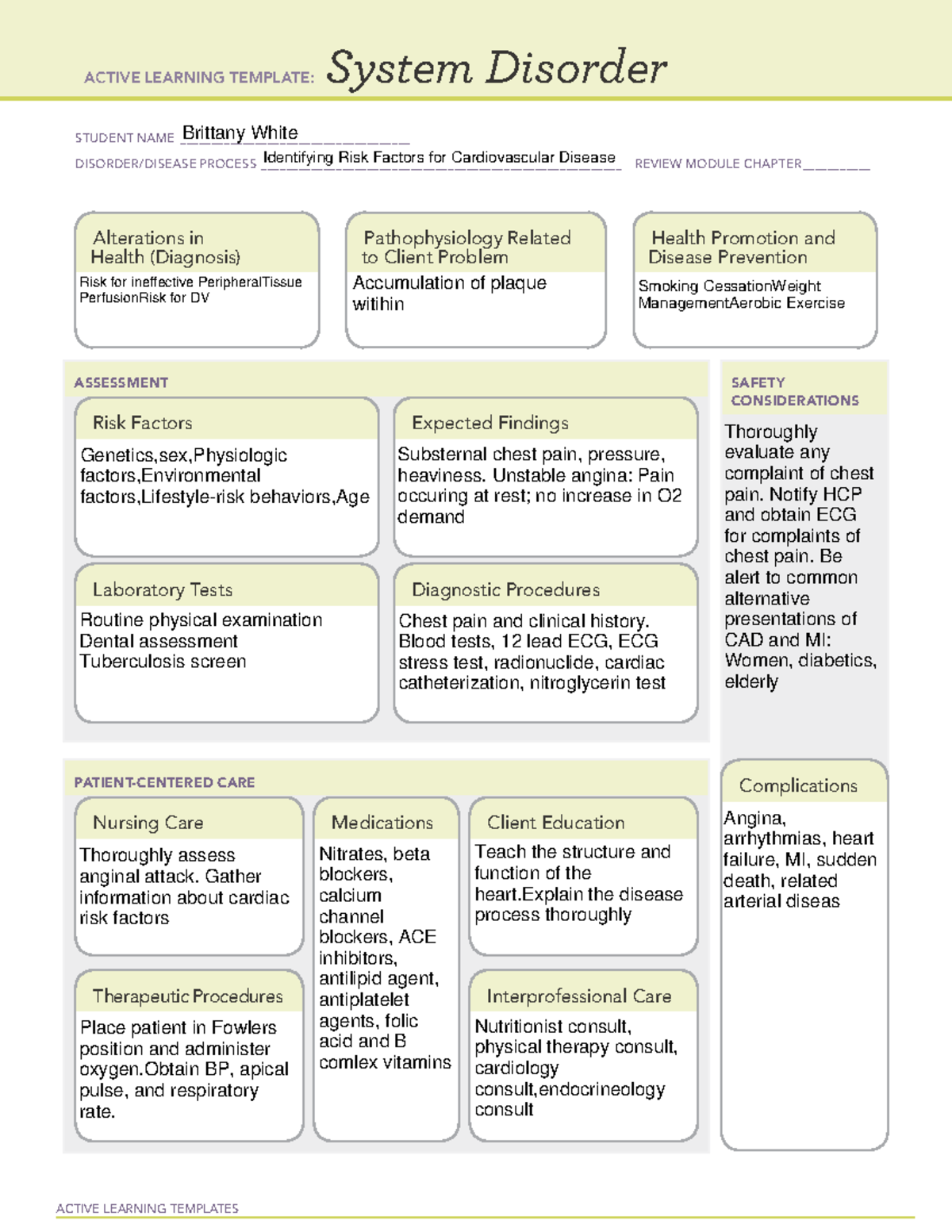 Ati template 4 - ati assignment - ACTIVE LEARNING TEMPLATES System ...
