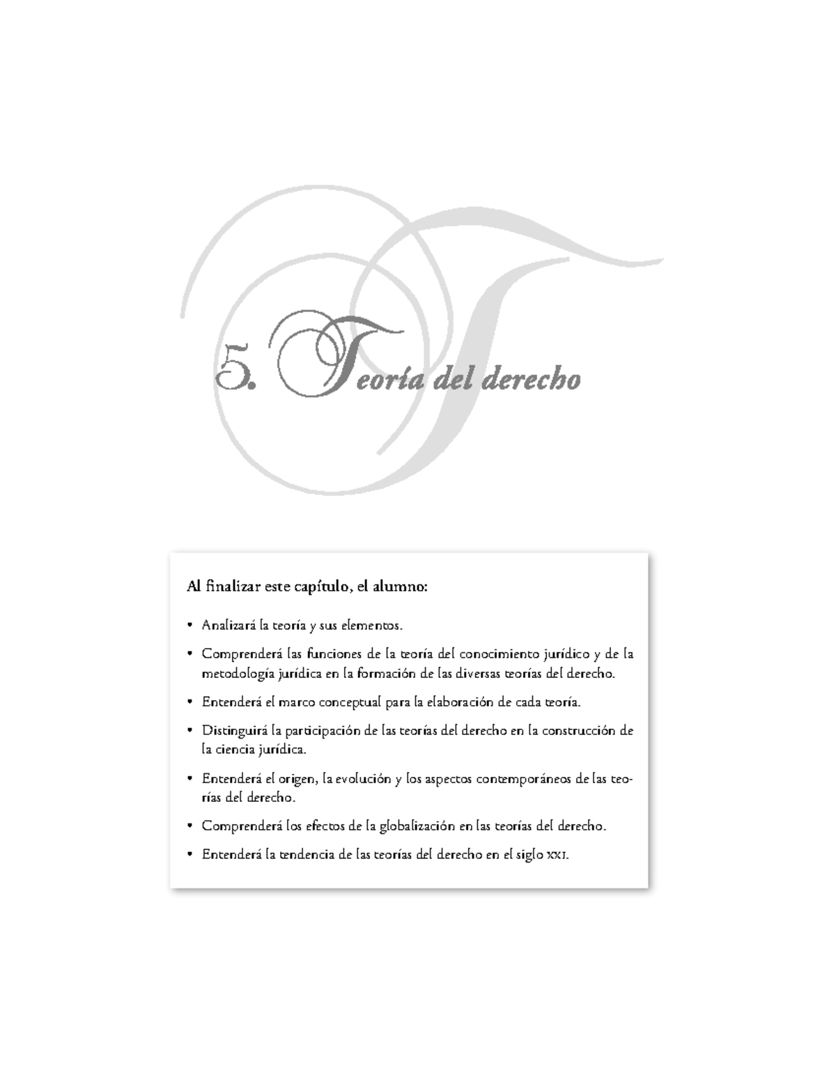 U1 - muñoz rocha-teoria del derecho - Al finalizar este capítulo, el ...