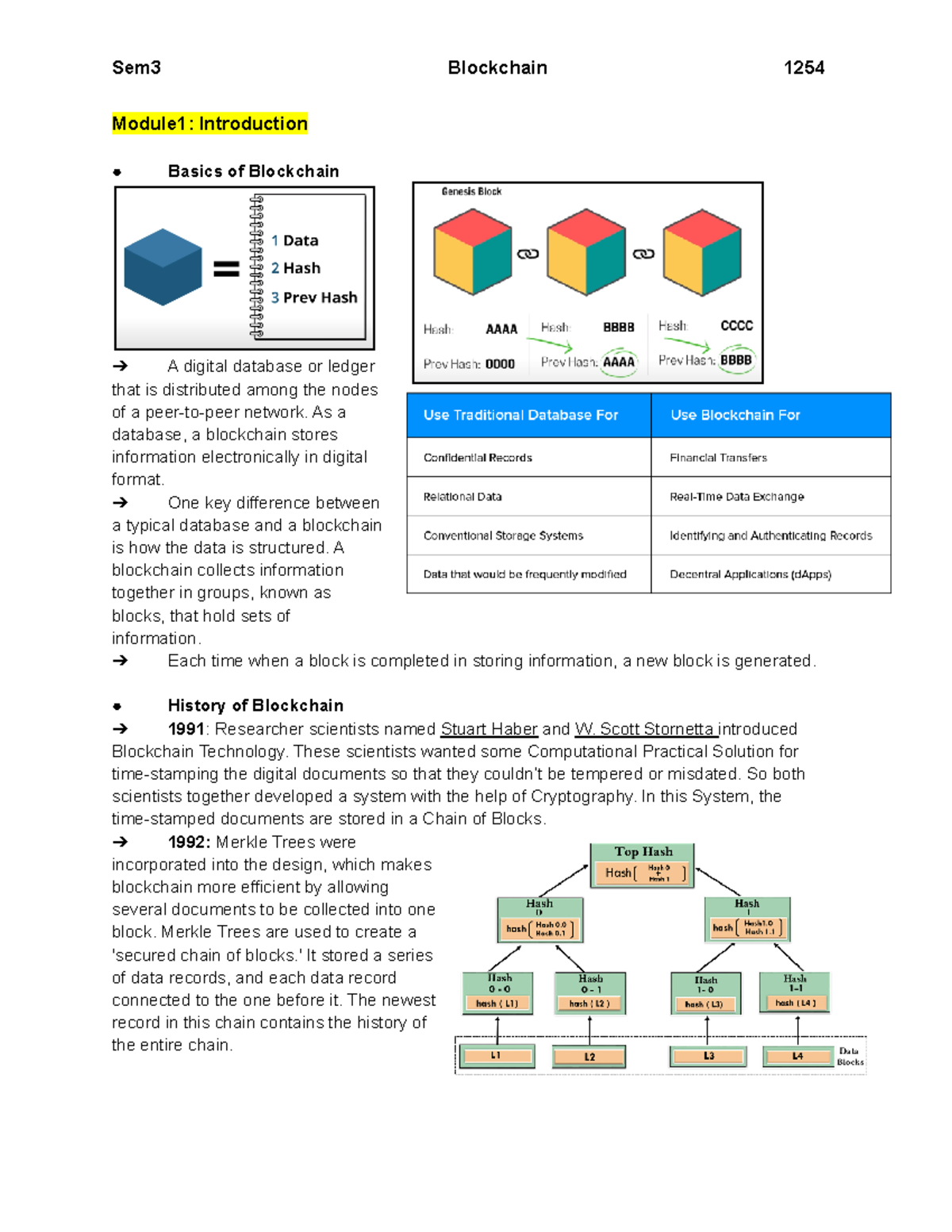 Blockchain 1254 - Education purpose - Module1: Introduction Basics of ...
