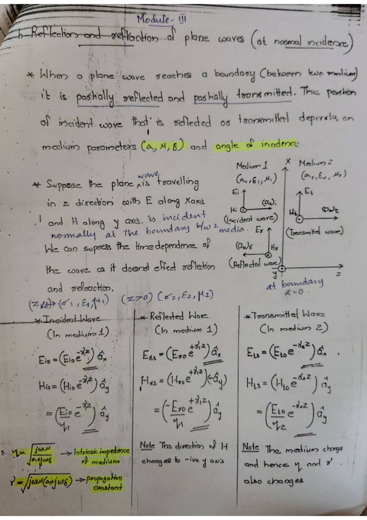AET mod3 - AET notes - Applied Electromagnetic Theory - Studocu