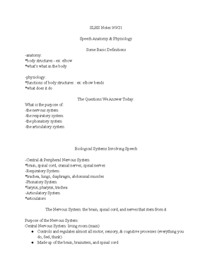 SLHS Notes- Phonetic Alphabet - Comm. Disorders Notes 9/14/ Development ...