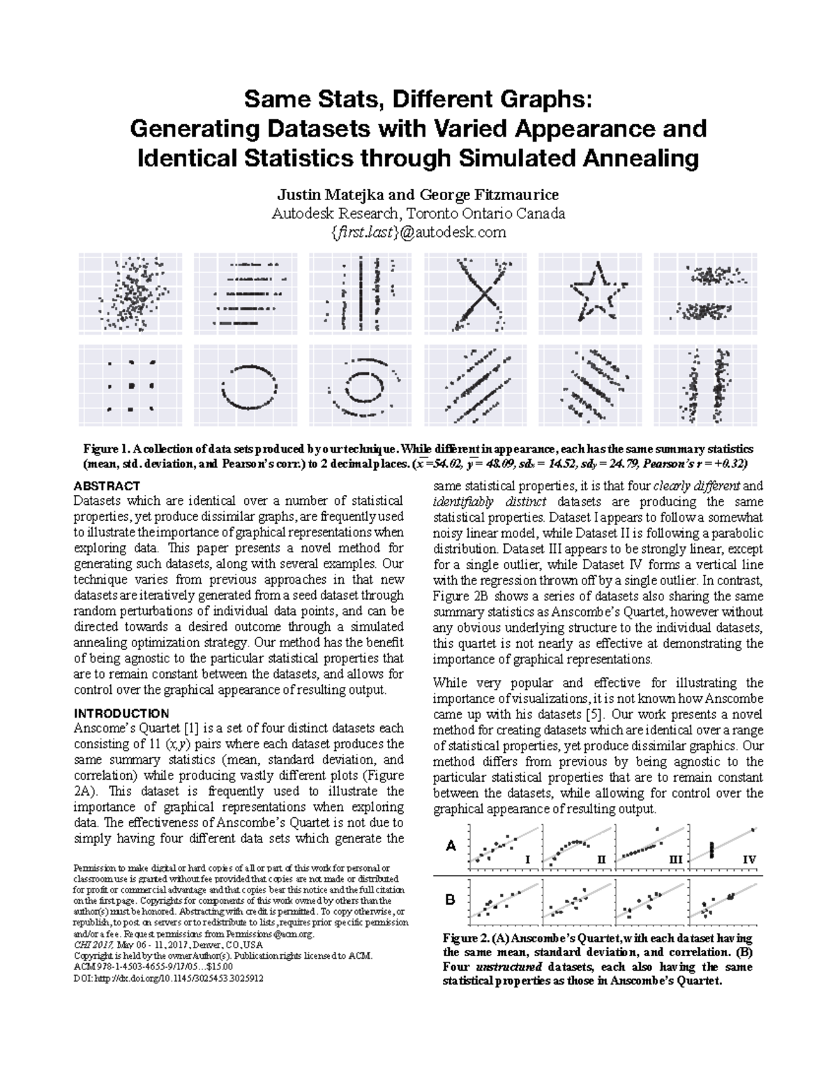 Same Stats Different Graphs Same Stats Different Graphs Generating