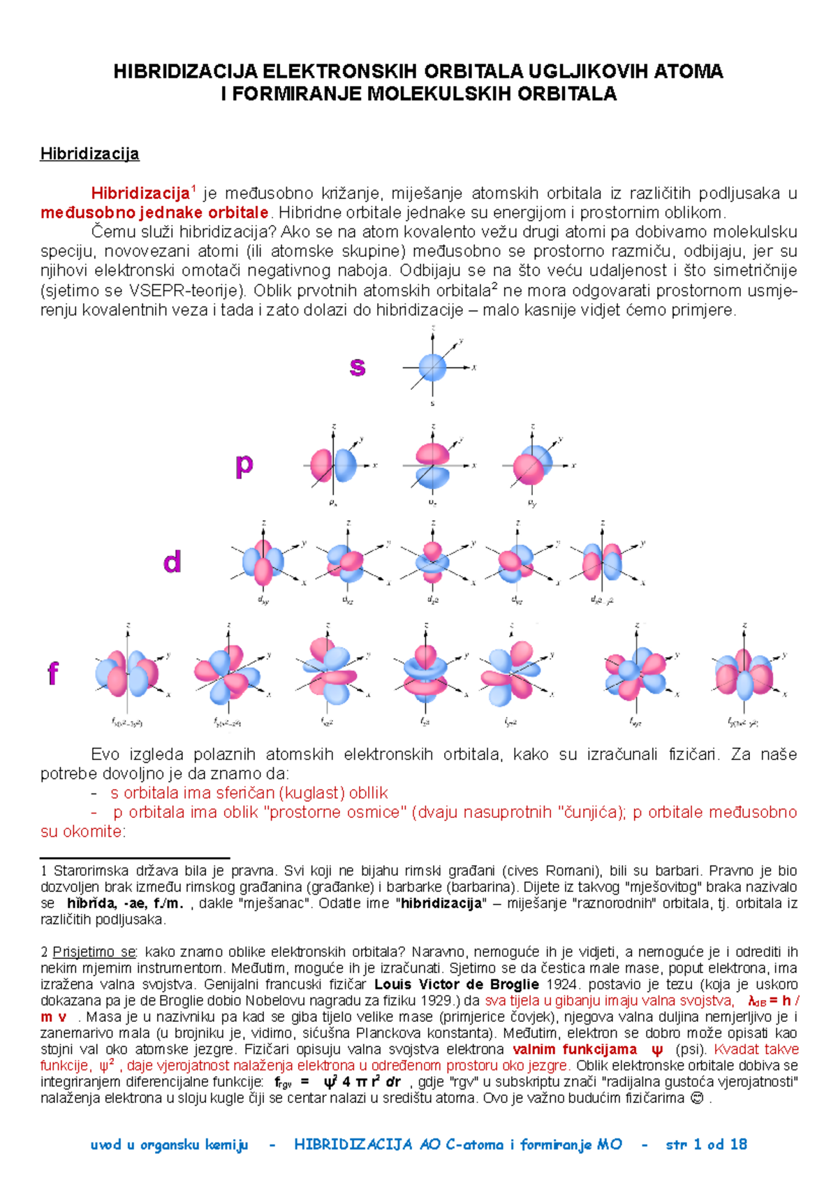 04 Hibridizacija orbitala C-atoma i formiranje MO - prilagodjeno novom ...
