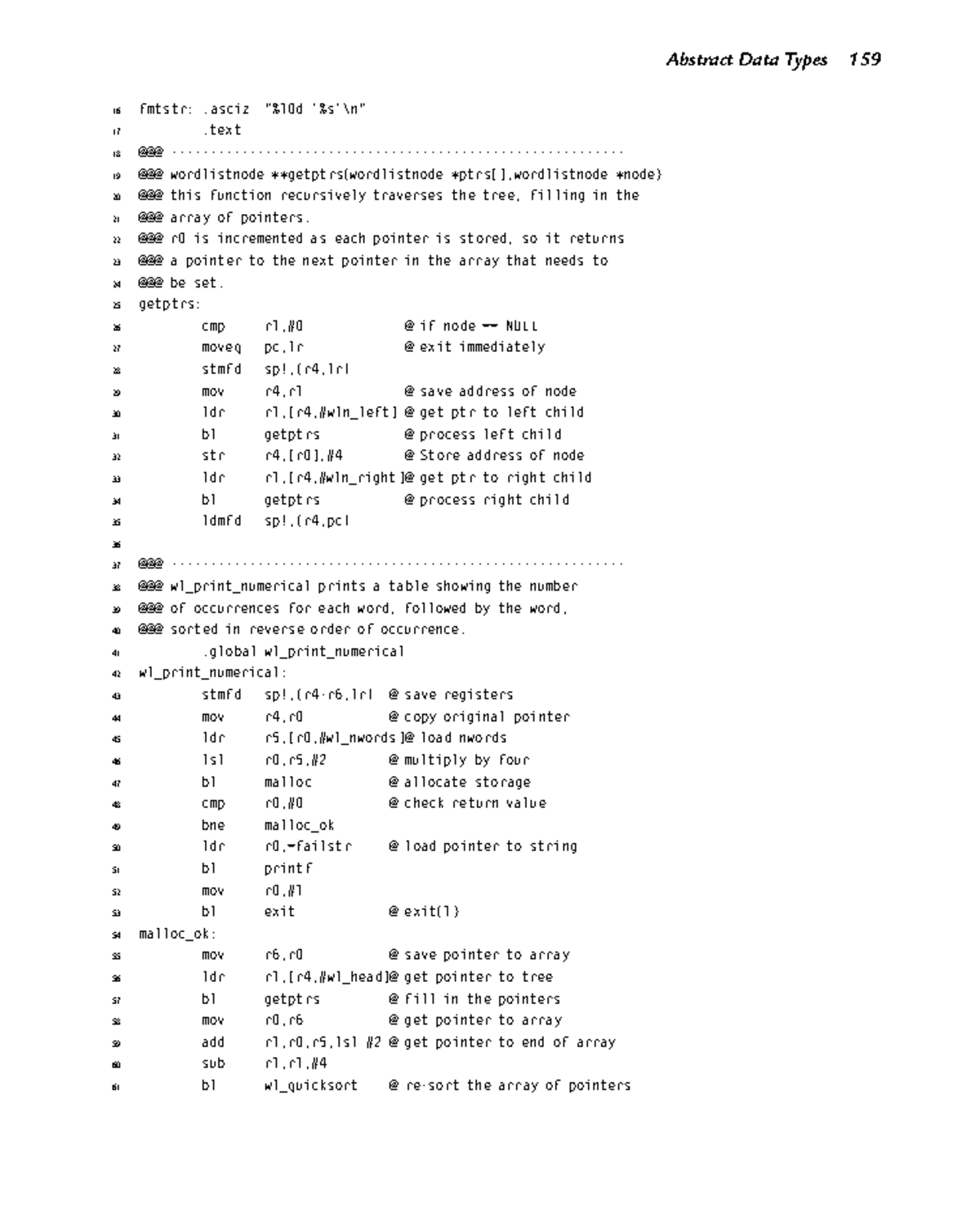 Modern Assembly Language Programming-38 - Abstract Data Types 159 16 fmtstr: .asciz "%10d - Studocu