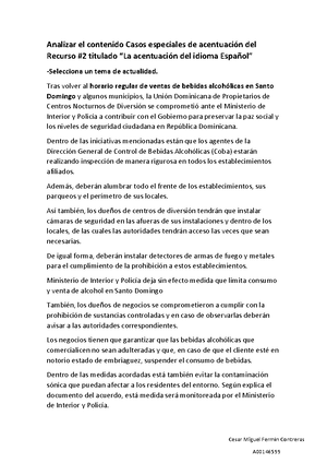 Fermin Contreras informe final TG - ASIGNATURA: LENGUA ESPAÑOLA TEMA ...