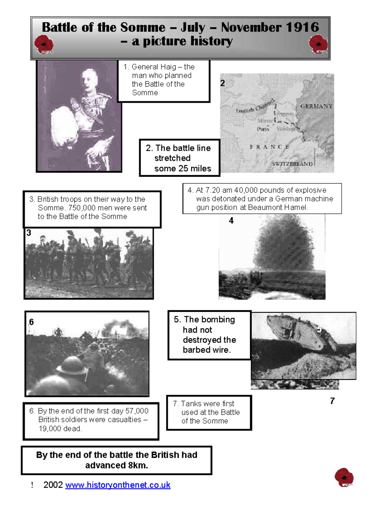 Battle somme - Notes - General Haig – the man who planned the Battle of ...