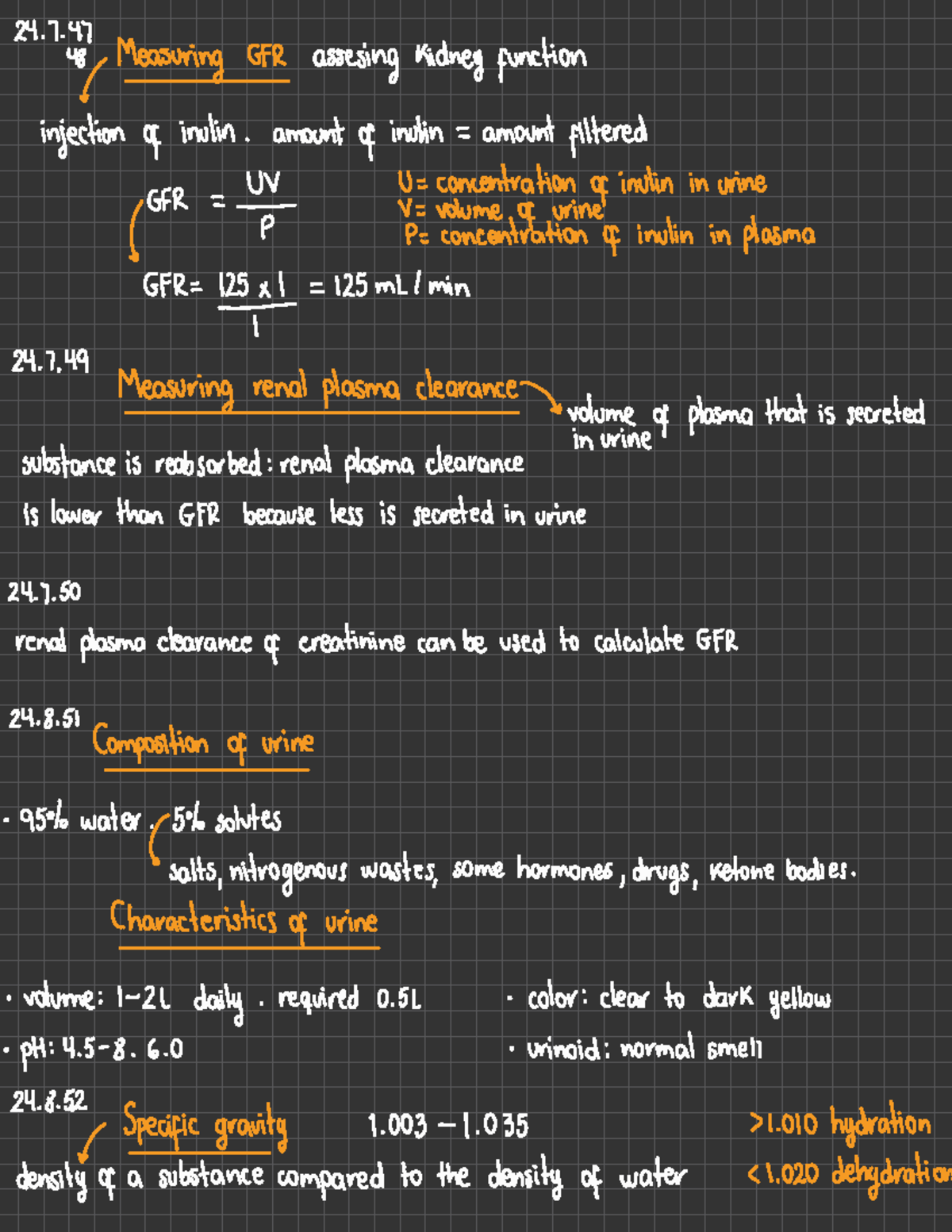 Chapter 24 - Urinary System - ####### 48 Measuring CFR assesing Kidney ...