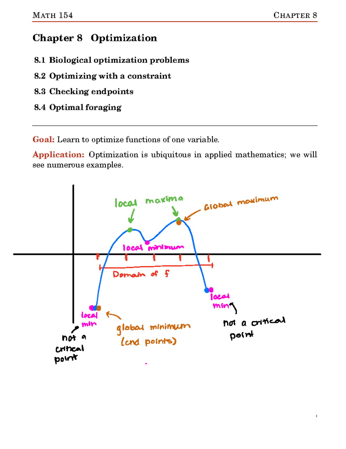 Chapter 8 2 - practice materials - MATH 154 CHAPTER 8 Chapter 8 ...